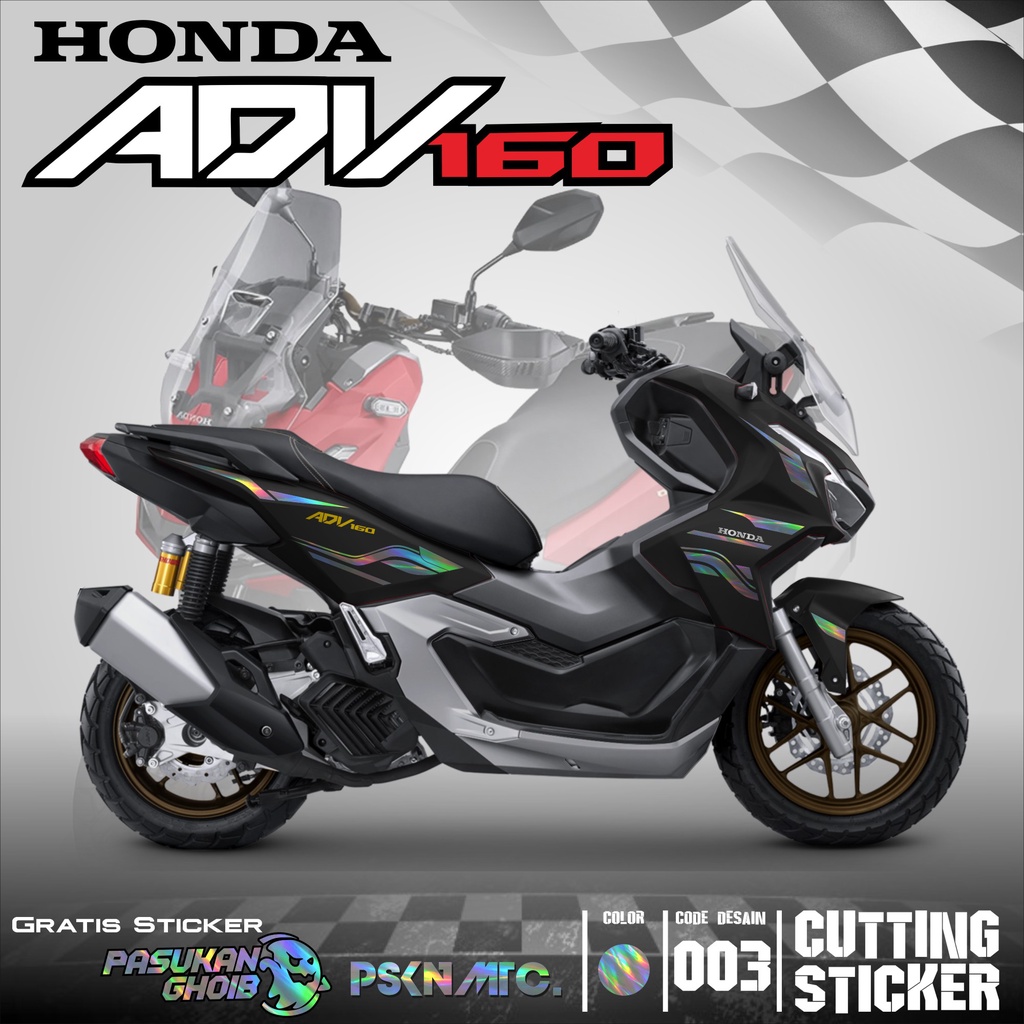 Jual Cutting Sticker ADV 160 - Aksesoris Motor Stiker Honda ADV New ...