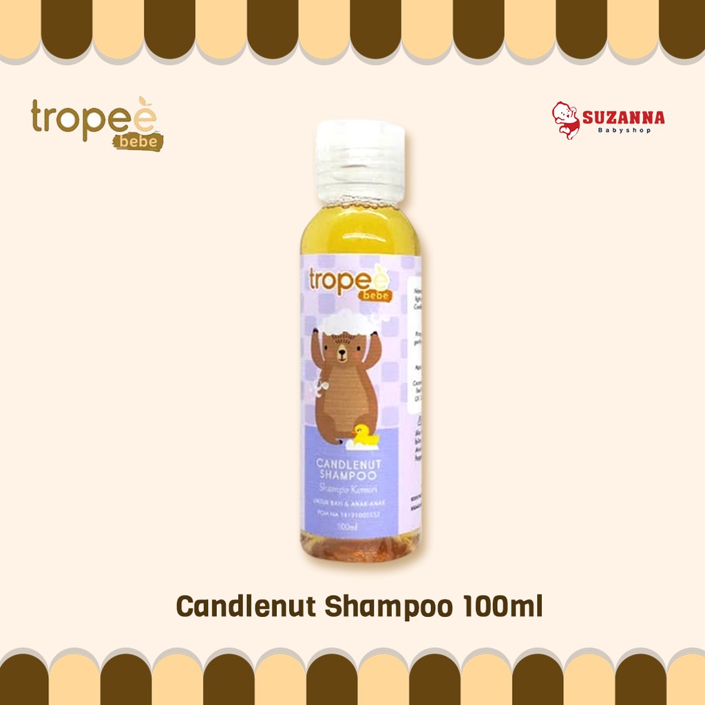 Jual Tropee Bebe Candlenut Shampoo 100ml Shampo Kemiri | Shopee Indonesia