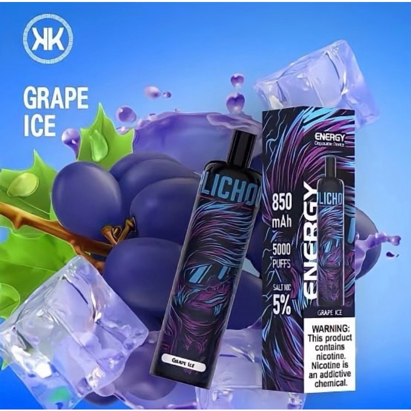 Jual BEST DISPOSABLE POD GRAPE ICE NEW ARRIVAL - 5000PUFF TERBARU DI ...