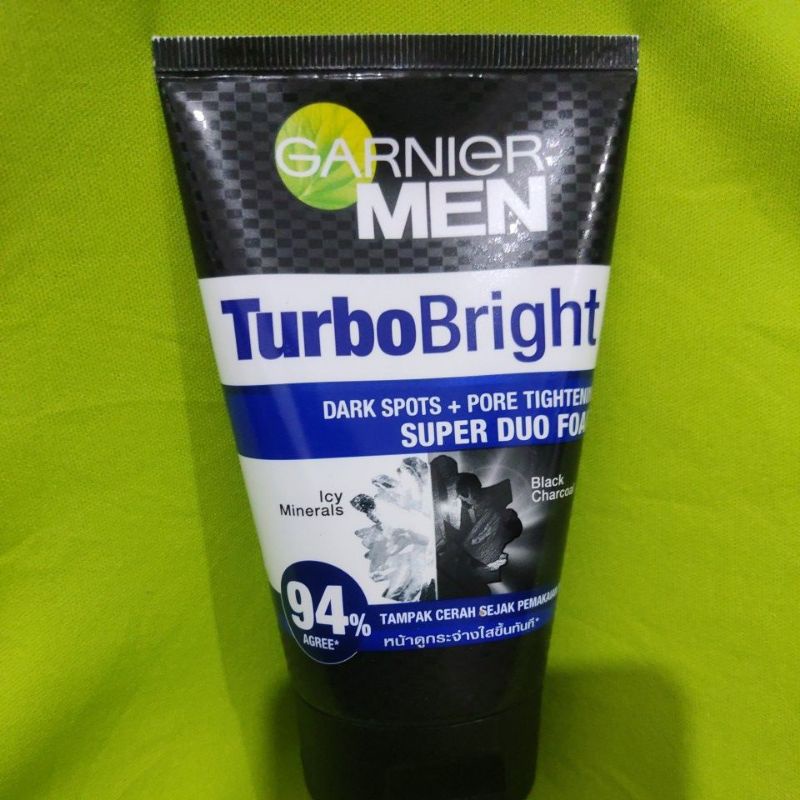 Jual Garnier Men Turbo Bright Super Duo Foam 100ml | Shopee Indonesia