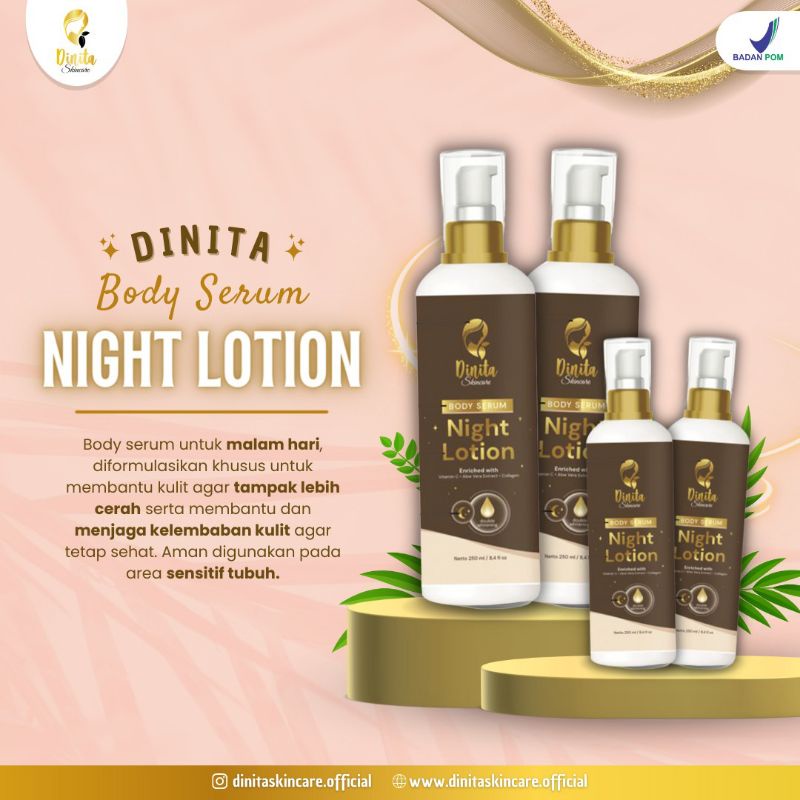 Jual Handbody malam / Night Lotion Dinita skincare / Hb Viral | Shopee ...