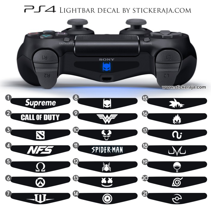 Jual Sticker Lightbar Stik PS4 Led Stiker Stick PS4 Playstation 4 DS4 ...