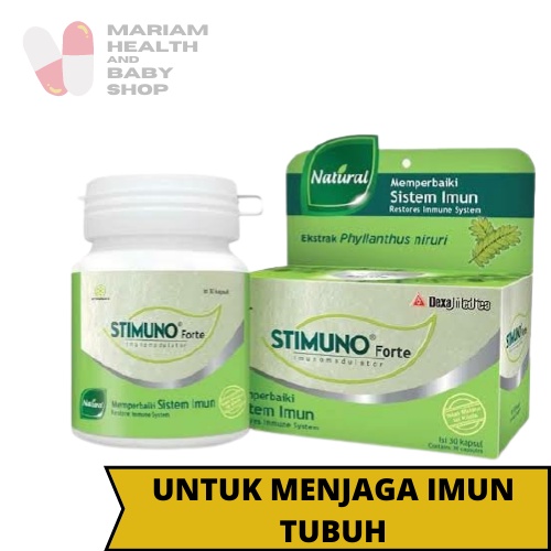 Jual Stimuno Forte Isi 30 Kapsul - Daya Tahan Tubuh / Vitamin | Shopee ...