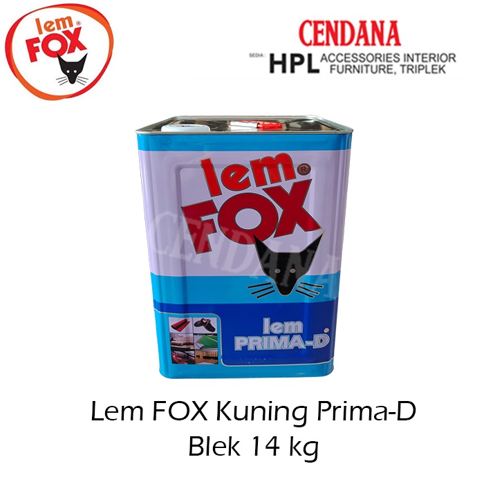 Jual Lem FOX Kuning Prima-D 168 Blek 14kg | Shopee Indonesia
