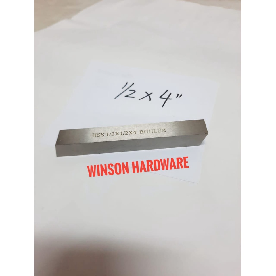 Jual Mata Pisau Pahat Bubut HSS 1/2" x 4" Bohler China RRT 1/2 x 4 inch ...