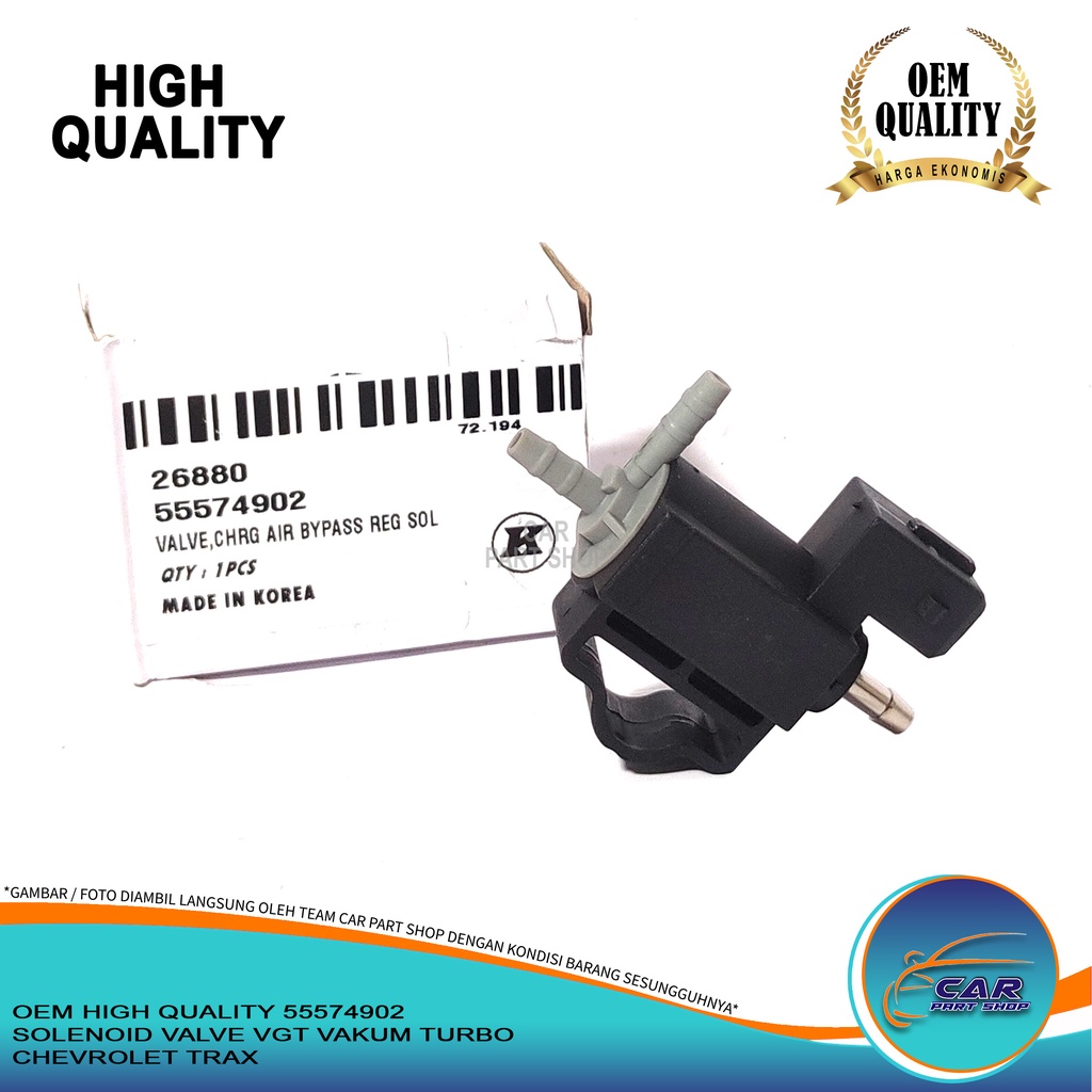 Jual SOLENOID VALVE VGT VAKUM VACUUM TURBO CHEVROLET TRAX OEM | Shopee ...