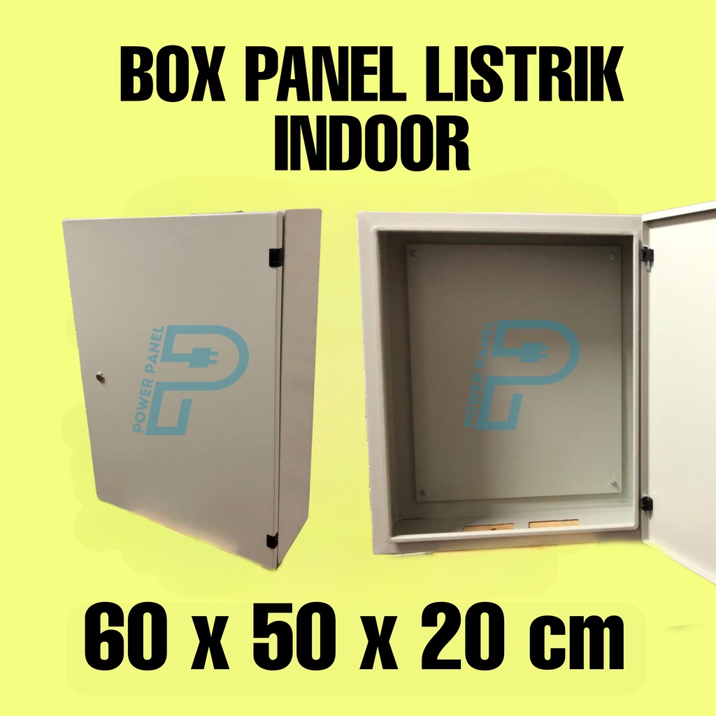 Jual Box Panel Listrik Indoor 60x50x20 SPHC 1.2mm RAL 7032 | Shopee ...