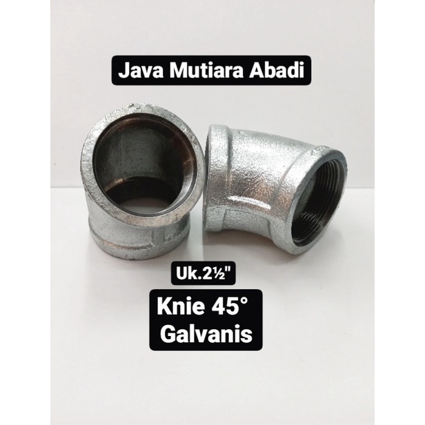 Jual Elbow Galvanis/Knie Galvanis Besi d.21/2''x 45 deg drat BSPT (G ...