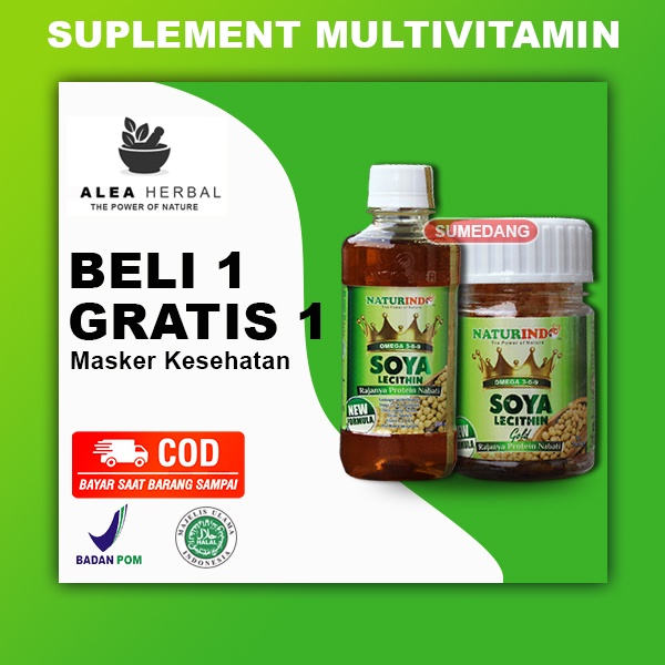 Jual Suplemen multivitamin kesehatan keluarga OMEGA 3-6-9 LECITHIN kaya ...