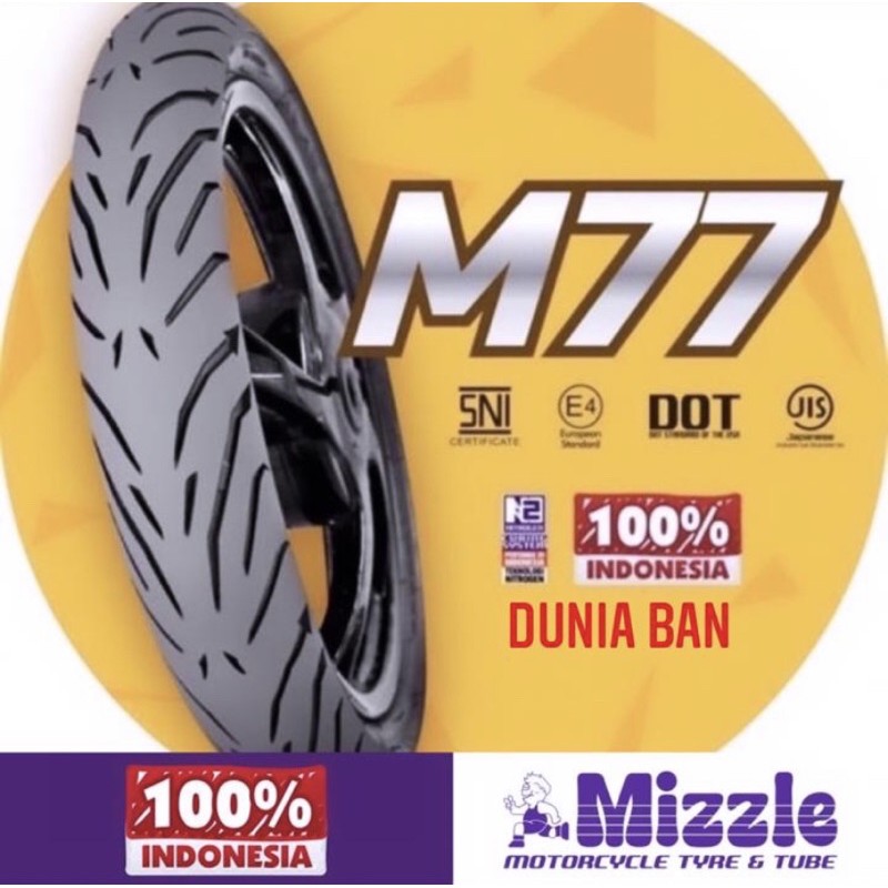 Jual Ban Motor Mizzle M77 80/80-14 Tubeless Matic | Shopee Indonesia