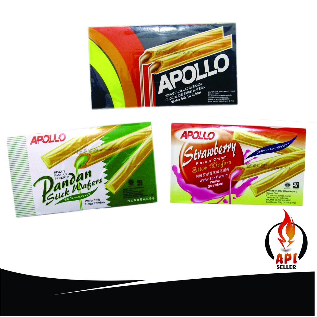 Jual Apollo Stick Wafer 264g | Shopee Indonesia
