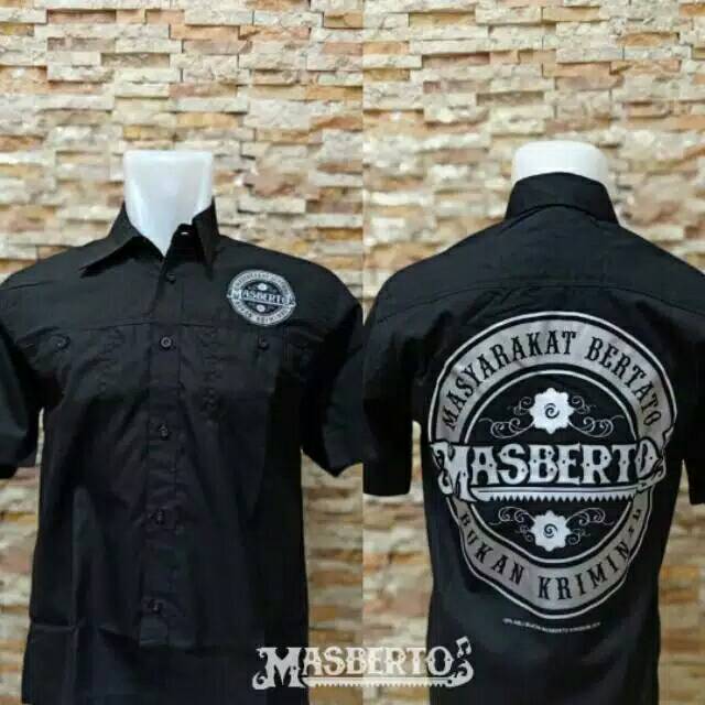 Jual KEMEJA MASBERTO KINGDOM LOGO BUNDAR ORIGINAL / KEMEJA / KEMEJA ...