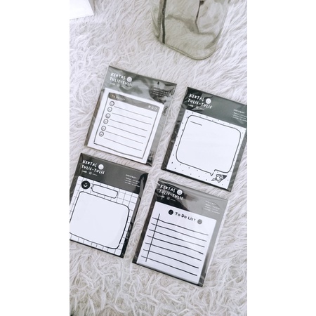 Jual RAHASIA MEMO PAPER-KERTAS CATATAN (kertas tulis-tulis) hitam dan ...