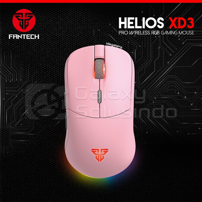 Jual Fantech XD3 HELIOS Wireless Gaming Mouse - Pink | Shopee Indonesia