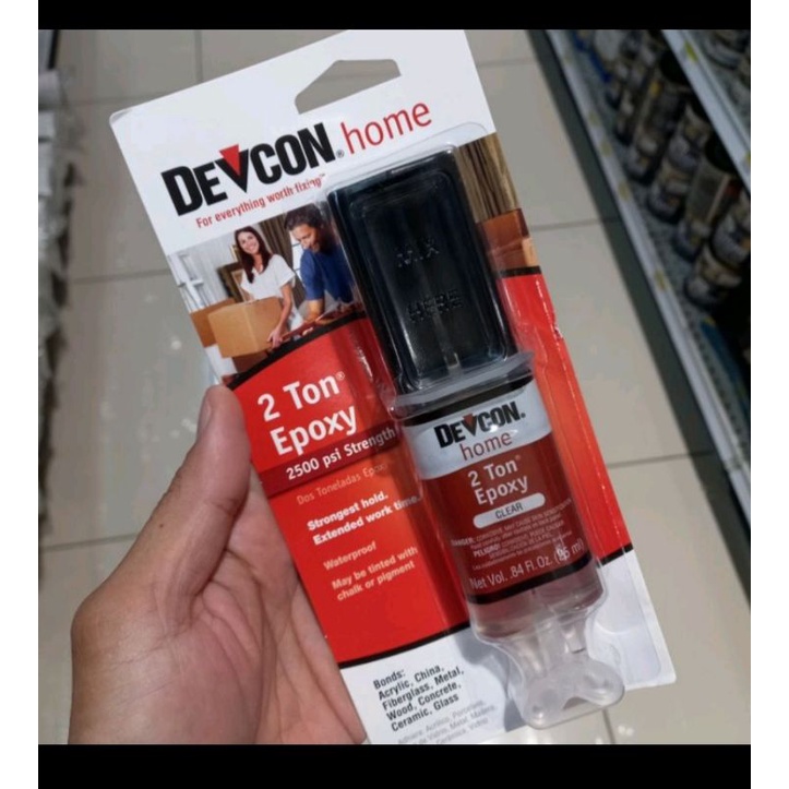 Jual Devcon home 2 ton lem epoxy multifungsi kuat dan anti air defcon | Shopee Indonesia