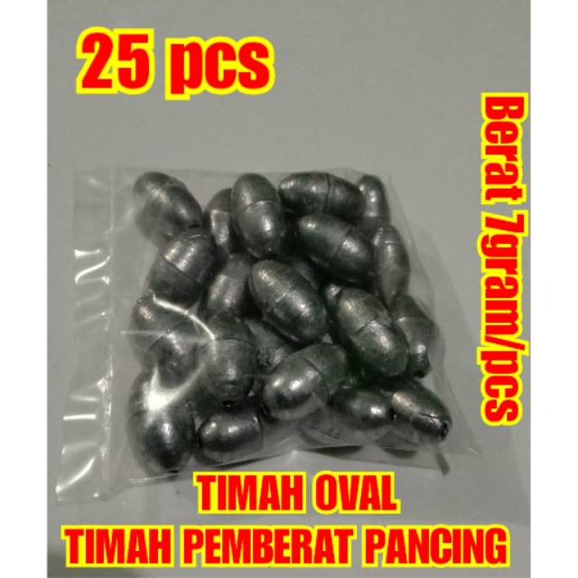 Jual 25pcs timah pancing timah pemberat | Shopee Indonesia
