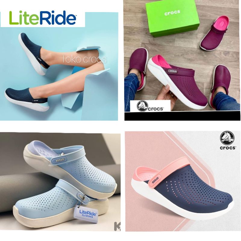 Jual crocs Literide clog / sandal crocs literide unisex / Crocs wanita / crocs pria | Shopee ...