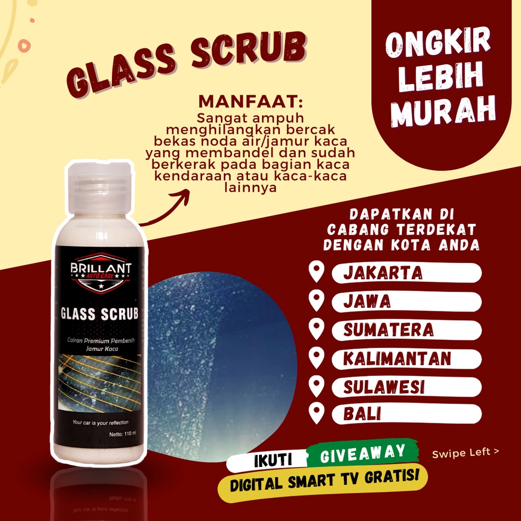 Jual PEMBERSIH JAMUR KACA | PENGHILANG JAMUR KACA | GLASS SCRUB | GLASS ...
