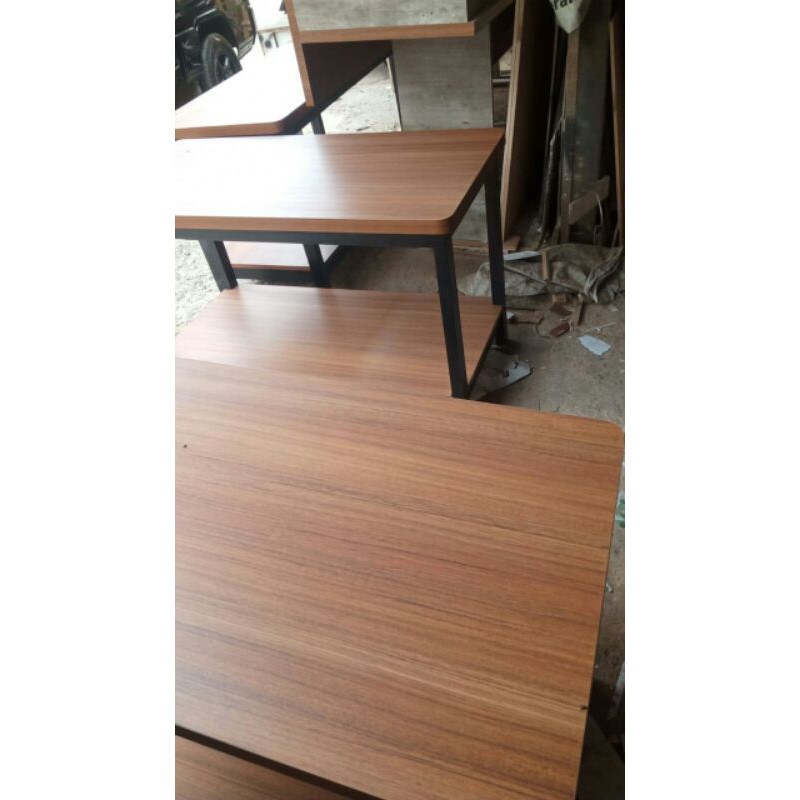 Jual Meja Kaki Besi / Meja Dapur / Meja Cafe / Meja Dua Susun / Meja 2 ...