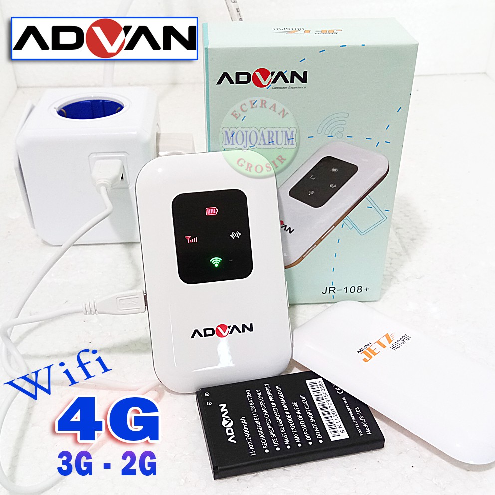 Jual Modem Wifi Router 4G LTE Mifi JR-108+ Advan Advance JR 108 Plus ...
