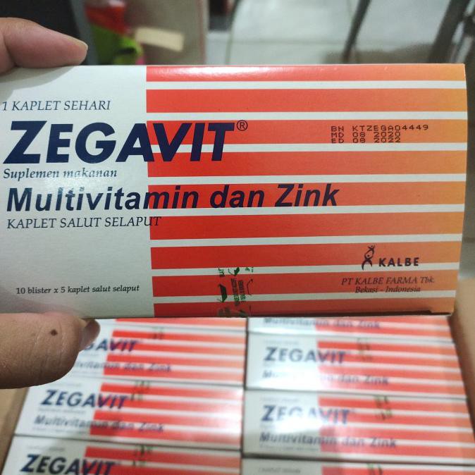 Jual Zegavit Multivitamin dan Zink Per Box | Shopee Indonesia