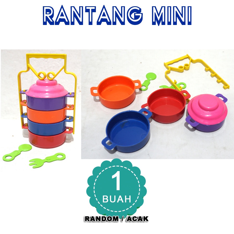 Jual Mainan anak Miniatur Rantang mini SATUAN 1 buah - RANTANG MINI ...