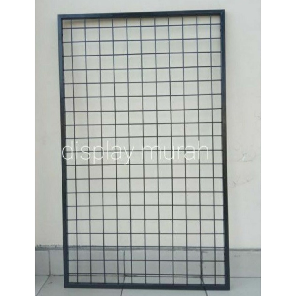 Jual Ram Jaring Besi Bingkai Putih/Hitam Grid Wall Bingkai Ram ...