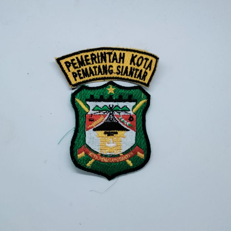 Jual Logo Bordir Kota Pematang Siantar / Begde / Badge / Logo / Emblem ...