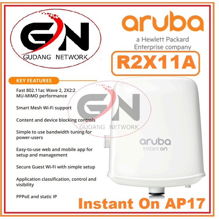 Jual Aruba Instant On AP17 / Aruba R2X11A HP Aruba Instant On AP 17 ...