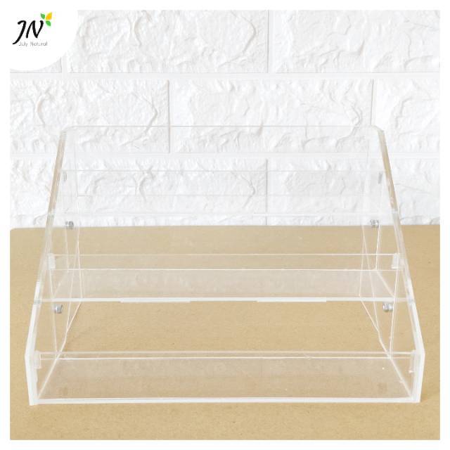 Jual Rak ACRYLIC 3 Susun / Rak Akrilik Murah / RAK ESSENTIAL OIL BOTOL ...