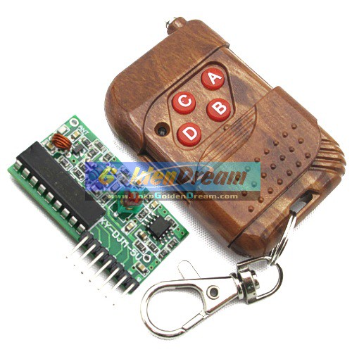 Jual Remote Control Wireless RF 4 Channel Tombol Receiver Arduino 2262 ...