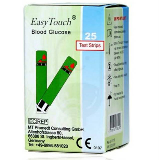 Jual Strip Easy Touch Gula Darah / Strip Glucose Easy Touch | Shopee ...