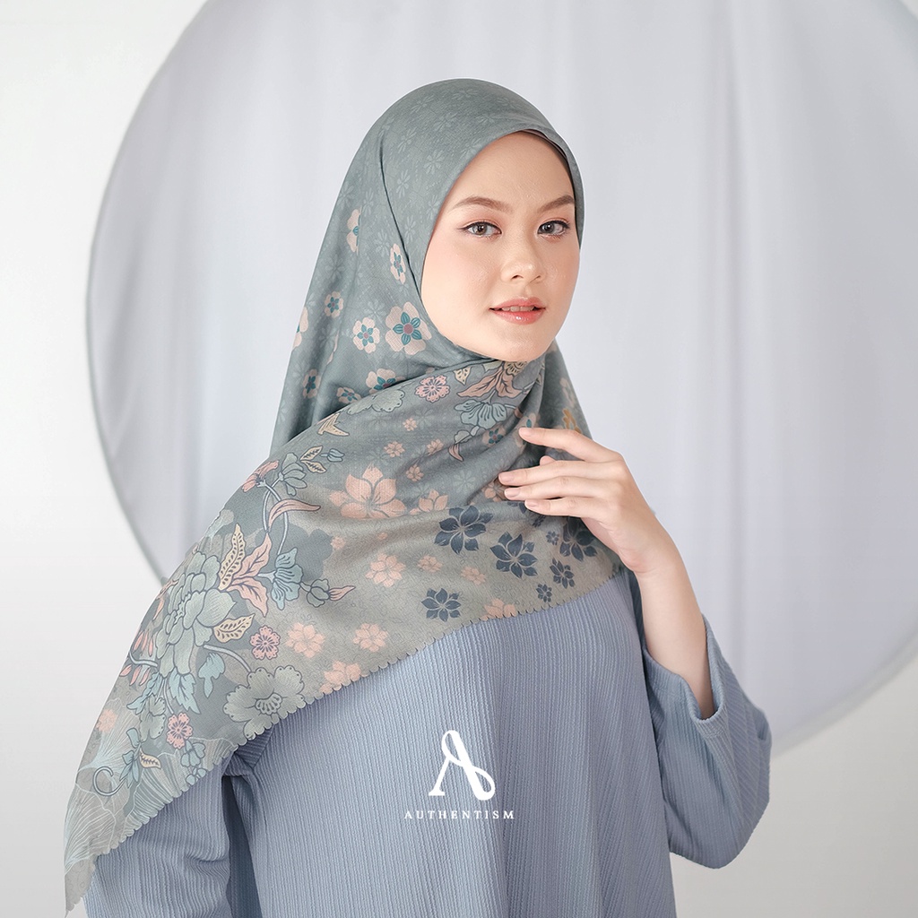 Jual AUTHENTISM ID UTOPIA LAND SERIES SCARF ORIGINAL KERUDUNG SEGI EMPAT SHEEN VOAL ULTRAFINE ...