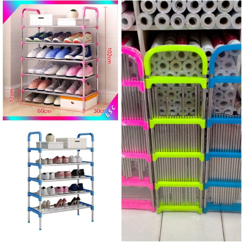 Jual RAK SEPATU 5 SUSUN RAK SANDAL MURAH | Shopee Indonesia