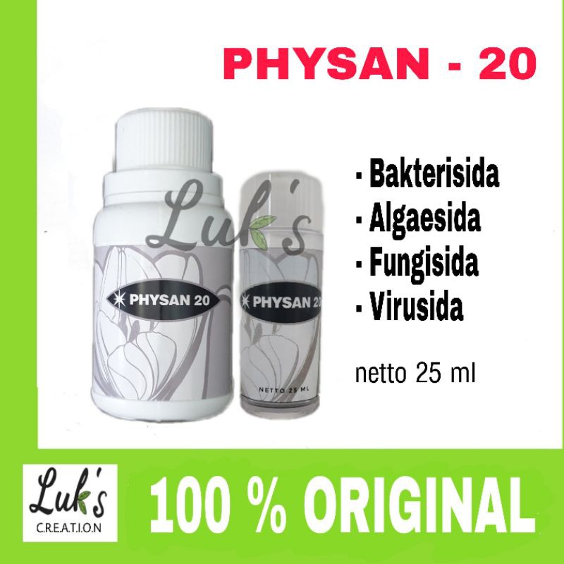 Jual Physan 20 Bakterisida Fungisida Algaesida Virusida untuk tanaman ...