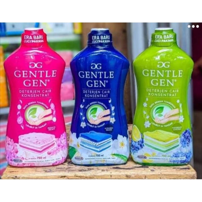 Jual Gentle Gen Deterjen Cair 750ml | Shopee Indonesia