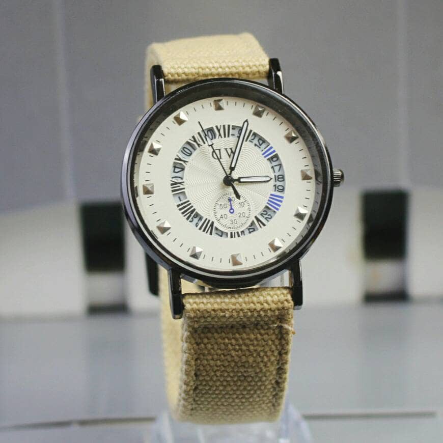 Jual jam tangan dw murah / jtr 1050 cream | Shopee Indonesia