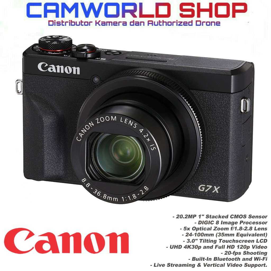 Jual Canon Powershot G7X Mark III Canon G7X III | Shopee Indonesia