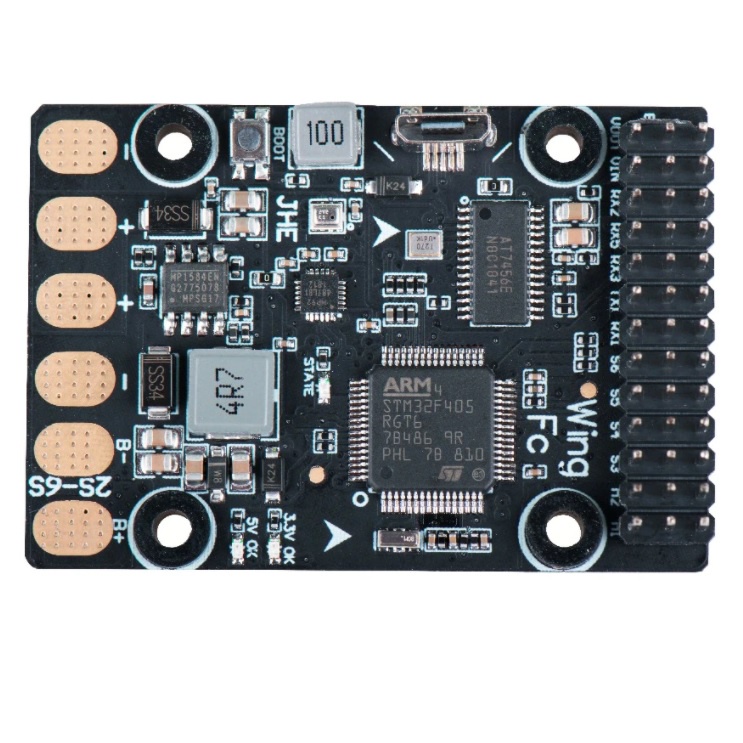 Jual F4 Fixed Wing FC 10DOF FPV INAV Flight Control Built-in OSD BEC ...