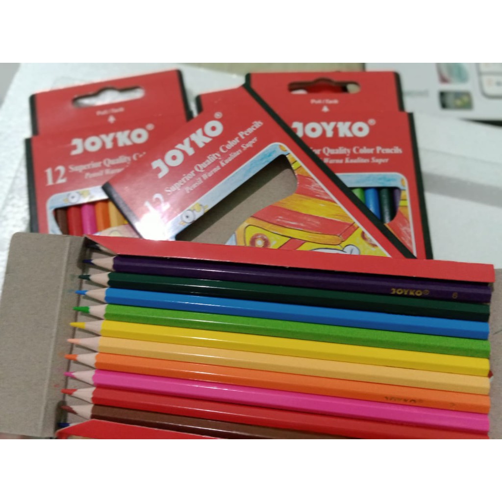 Jual Pensil Warna Joyko 12 Panjang Shopee Indonesia