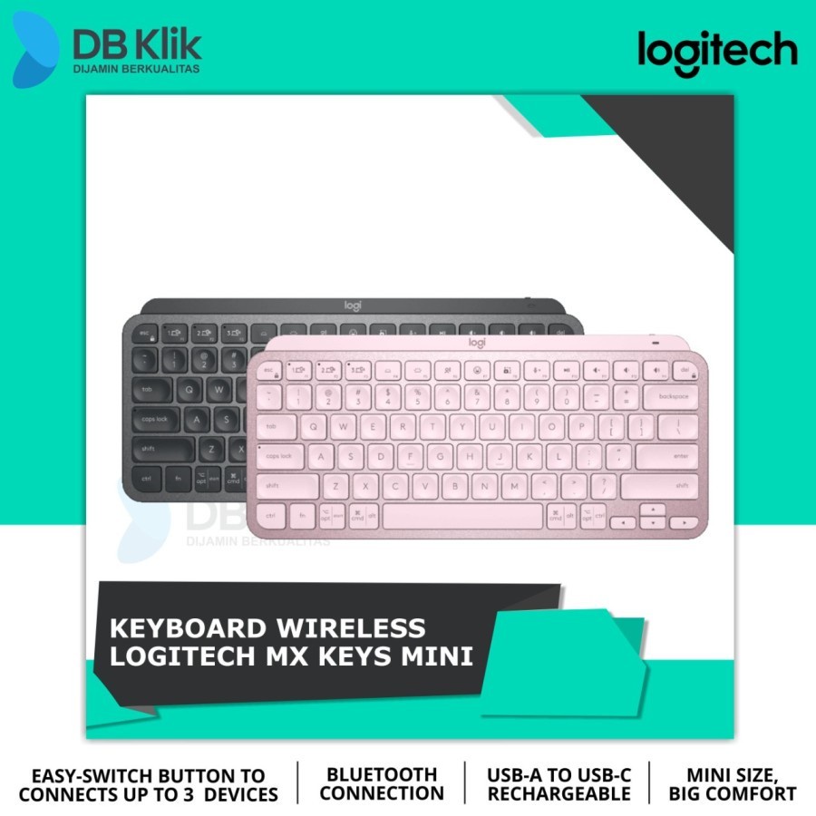 Jual Keyboard Logitech MX Keys MINI Bluetooth & Wireless - MX Keys Mini ...