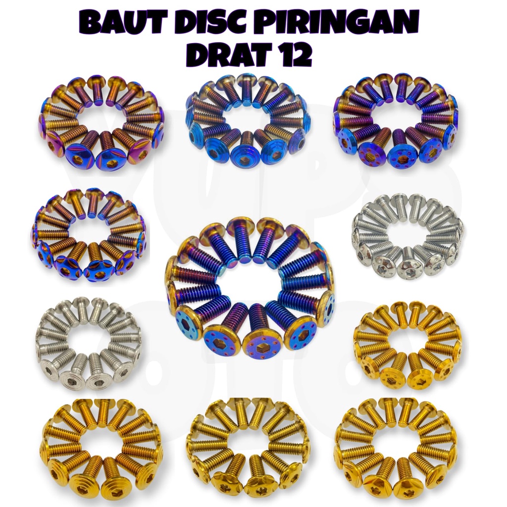 Jual BAUT PROBOLT DISC PIRINGAN CAKRAM BAUT PROBOLT DISC CAKRAM HENG ...