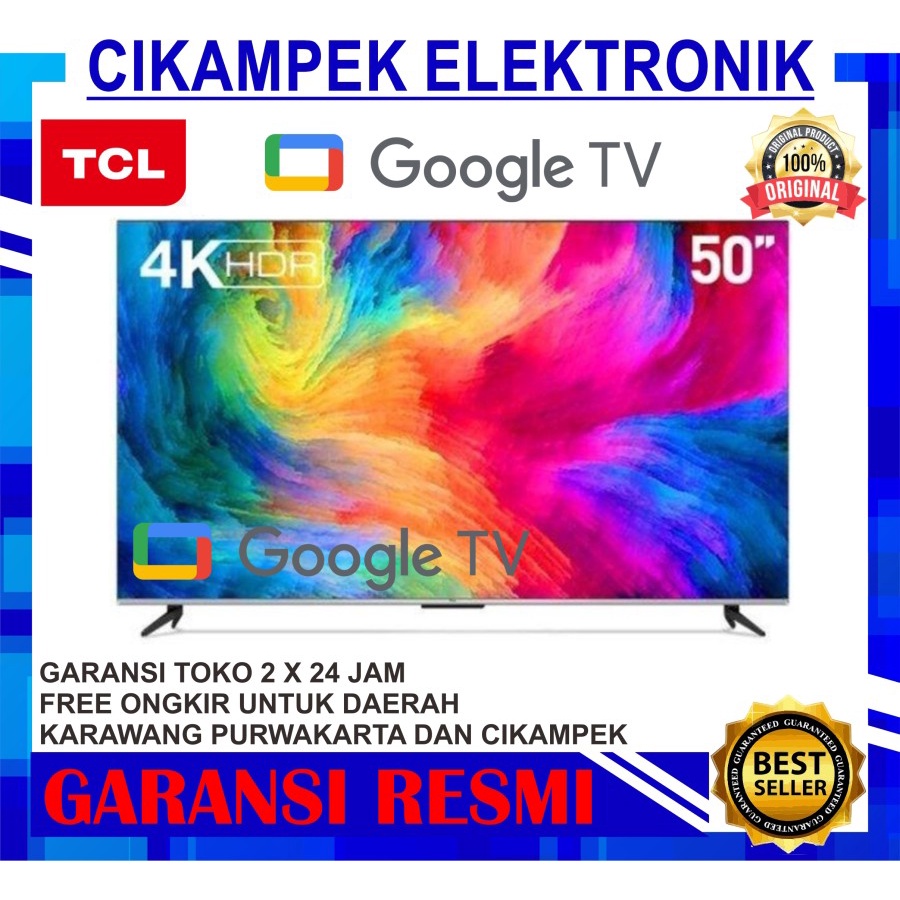 Jual TV LED TCL 50A30 GOOGLE TV 50 INCH UHD 4K HDR 10 MEMC Dolby Vision ...