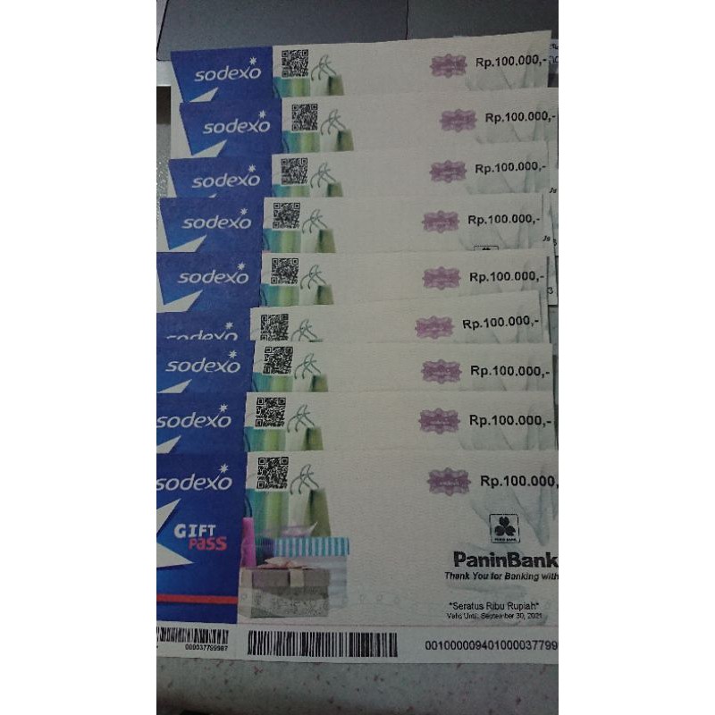 Jual voucher sodexo 100rb exp sept 2021 | Shopee Indonesia