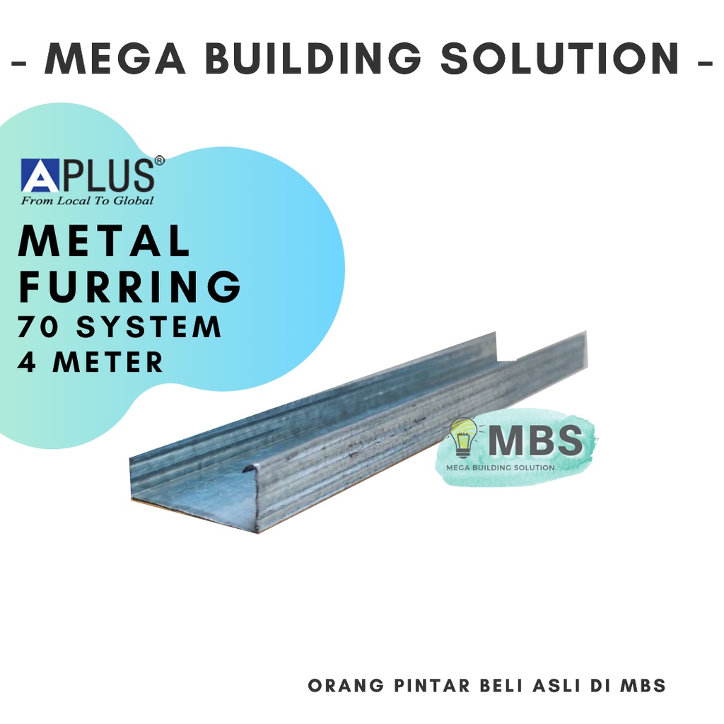 Jual Aplus Metal Furring T-70 / Furing System Rangka Penggantung Plafon ...