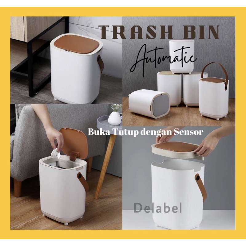 Jual Tong Sampah Estetik / Tempat Sampah Otomatis dengan Handle Estetik ... Jual Tong Sampah Estetik / Tempat Sampah Otomatis dengan Handle Estetik ...