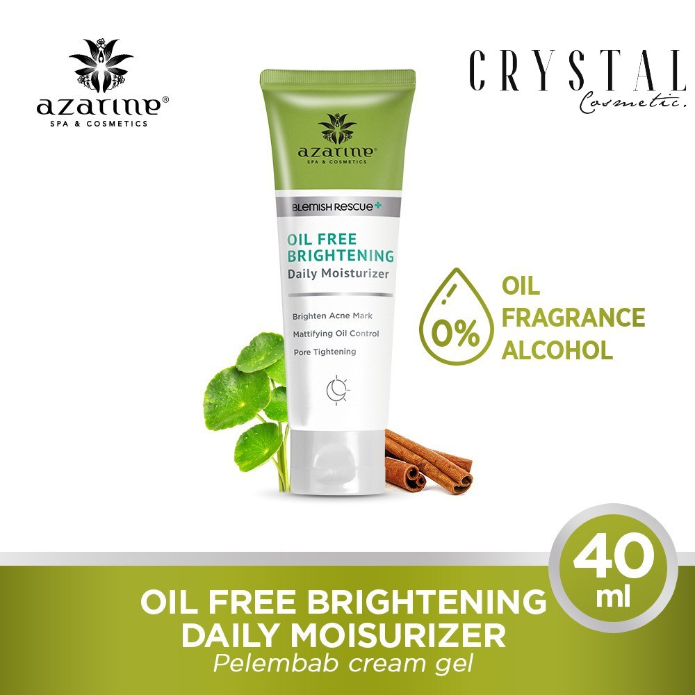 Jual CRYSTAL Azarine Oil Free Brightening Daily Moisturizer 40g ...
