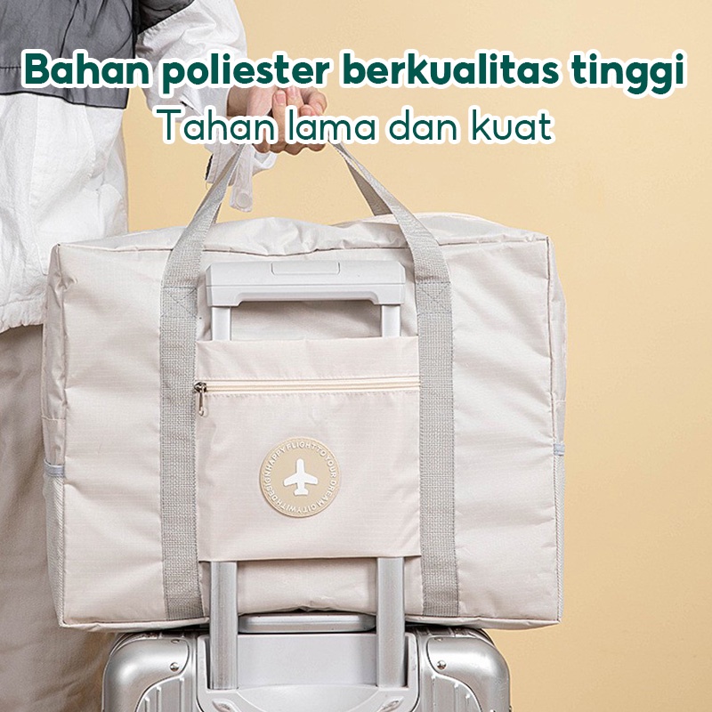 Jual YH TAS TRAVEL BESAR LIPAT HAND CARRY ANTI AIR TRAVEL FOLD BAG ...
