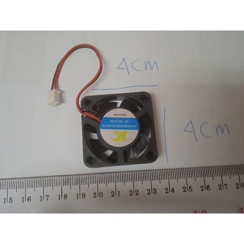 Jual FAN DC 12 VOLT 4 CM X 4 CM | Shopee Indonesia