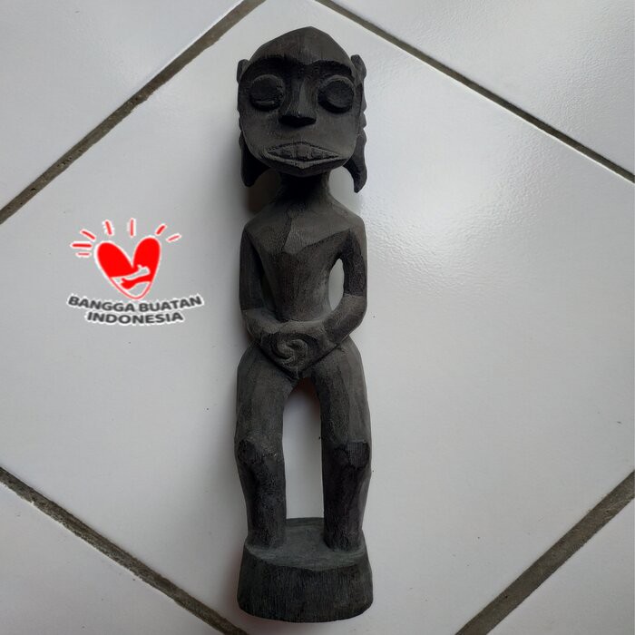 Jual Patung Ukir Kayu Ulin Khas Kalimantan Timur | Shopee Indonesia